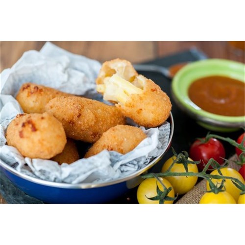 CROQUETTES MACARONI & CHEESE (50 X 47GM) 2.35KG #18225 PARAMOUNT (50 X ...